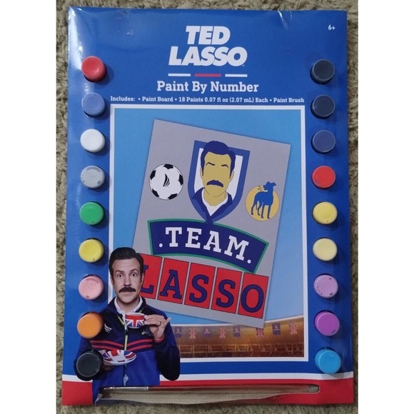Innovative Designs | Other | Ted Team Lasso Paint By Number Art Set ...